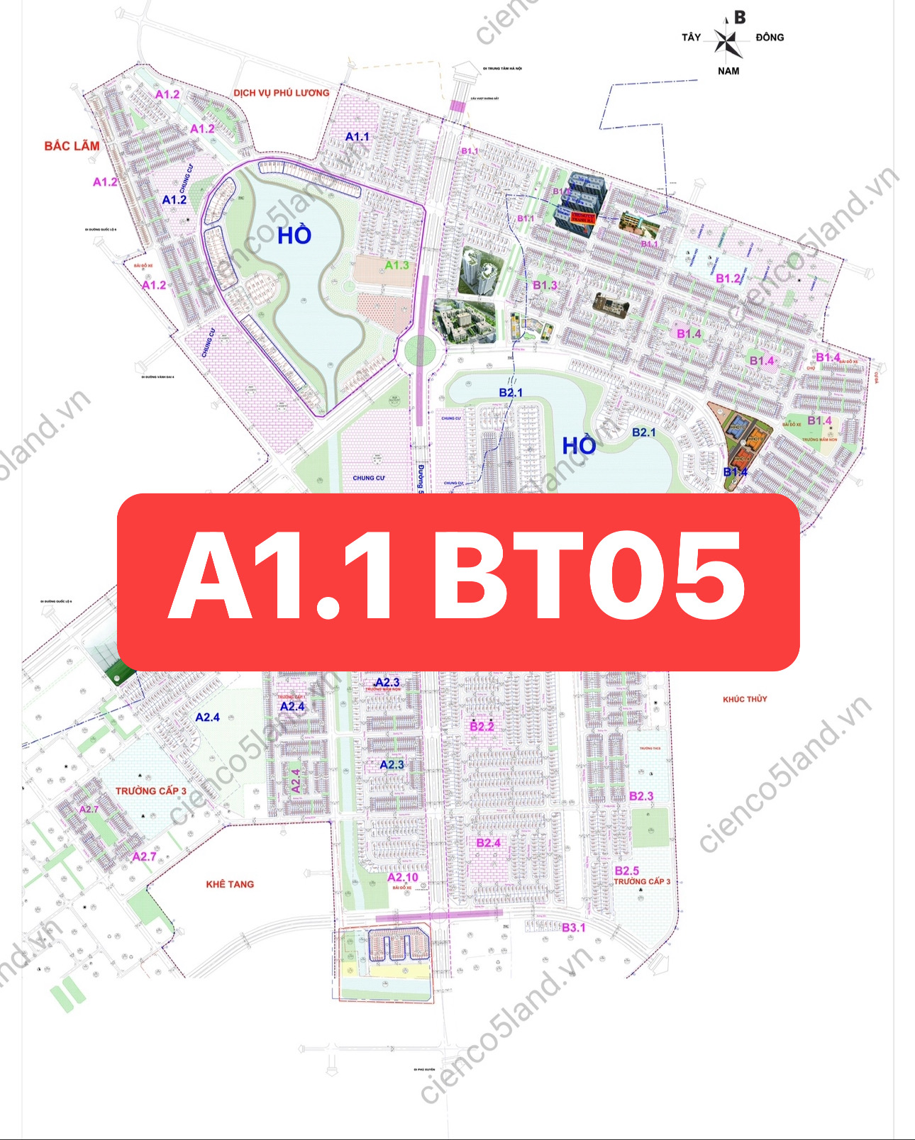 BÁN BIỆT THỰ A1.1 BT05 KĐT THANH HÀ CIENCO 5 » Mua bán chung cư, liền kề, biệt thự Thanh Hà Cienco 5